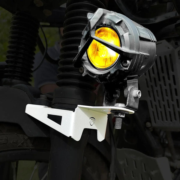FOG LIGHT MOUNT Sliver for INTERCEPTOR 650 – Moto Marvels