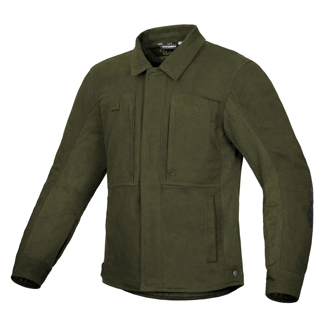 WAYNE – URBAN RIDING JACKET OLIVE GREEN – Moto Marvels