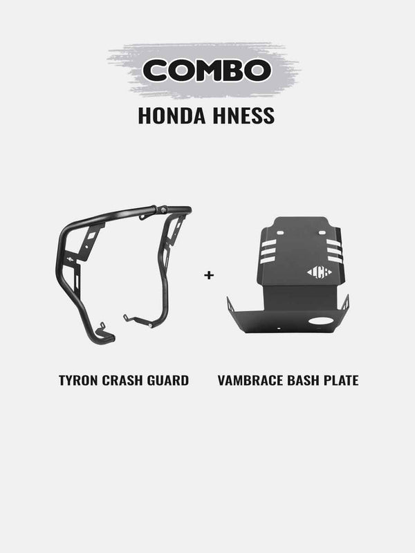 HNESS COMBO-TYRON CRASH GUARD+VAMBRACE BASH PLATE – Moto Marvels