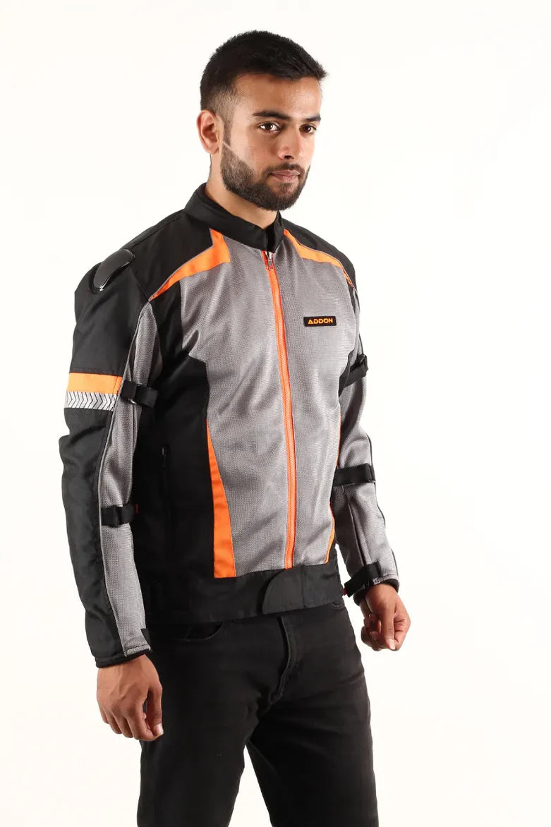 Addon Pro Max Jacket (Black Orange) – Moto Marvels